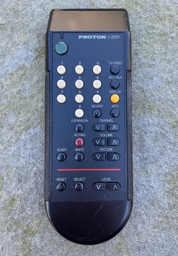 Proton VR-202 Remote Control For Proton TV Original Very Rare! | eBay