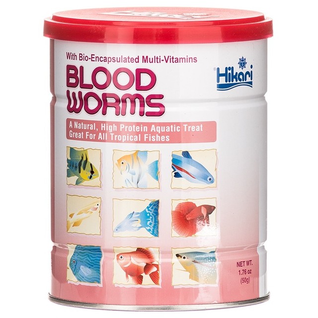 Hikari BioPure Freeze Dried Blood Worms for Pets 1 76ounce for sale ...