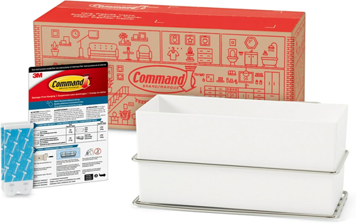 Command Wall and Cabinet Organizer with Water Resistant Command Strips ...