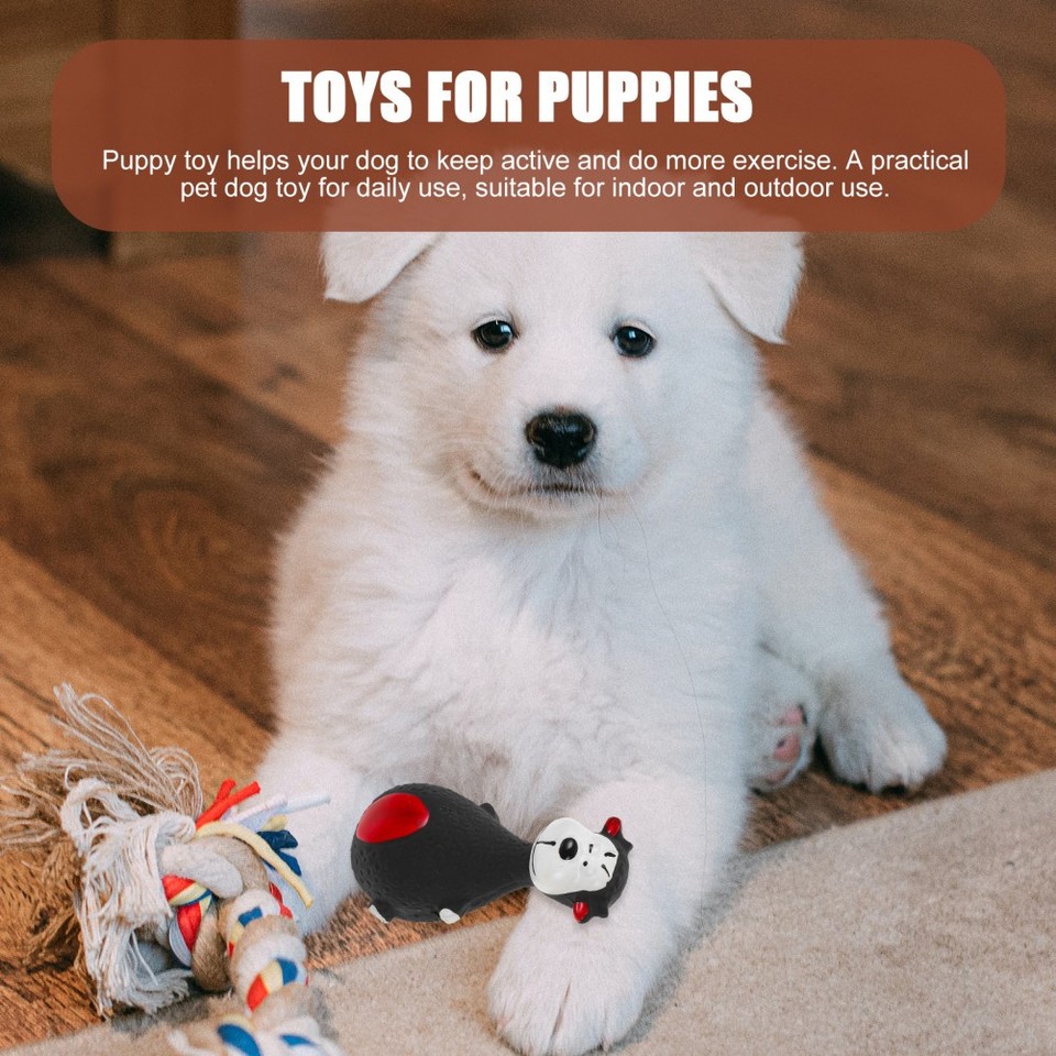 Puppy Toy Squeaky Dog Chew Toy Donkey Molding Dog Puppy Chewable ...