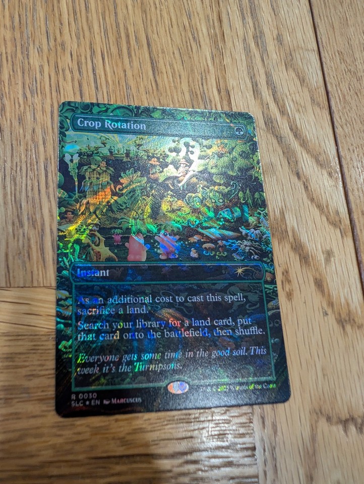 Crop Rotation HALO FOIL - Encyclopedia Secret Lair Magic The Gathering ...