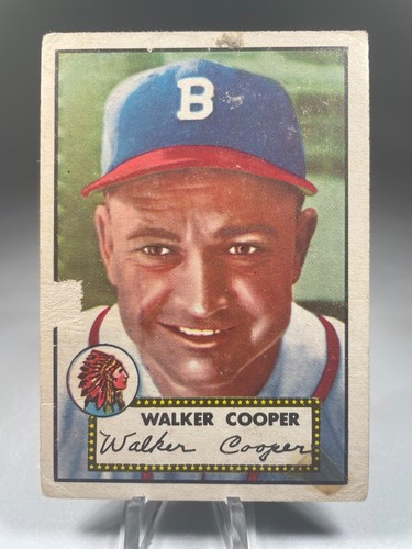 1952 Topps Baseball Walker Cooper #294 Boston Braves | eBay