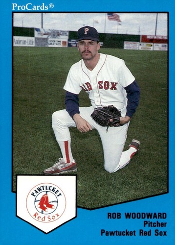 1989 ProCards Pawtucket Red Sox ROB WOODWARD RC RED SOX HANOVER NH | eBay