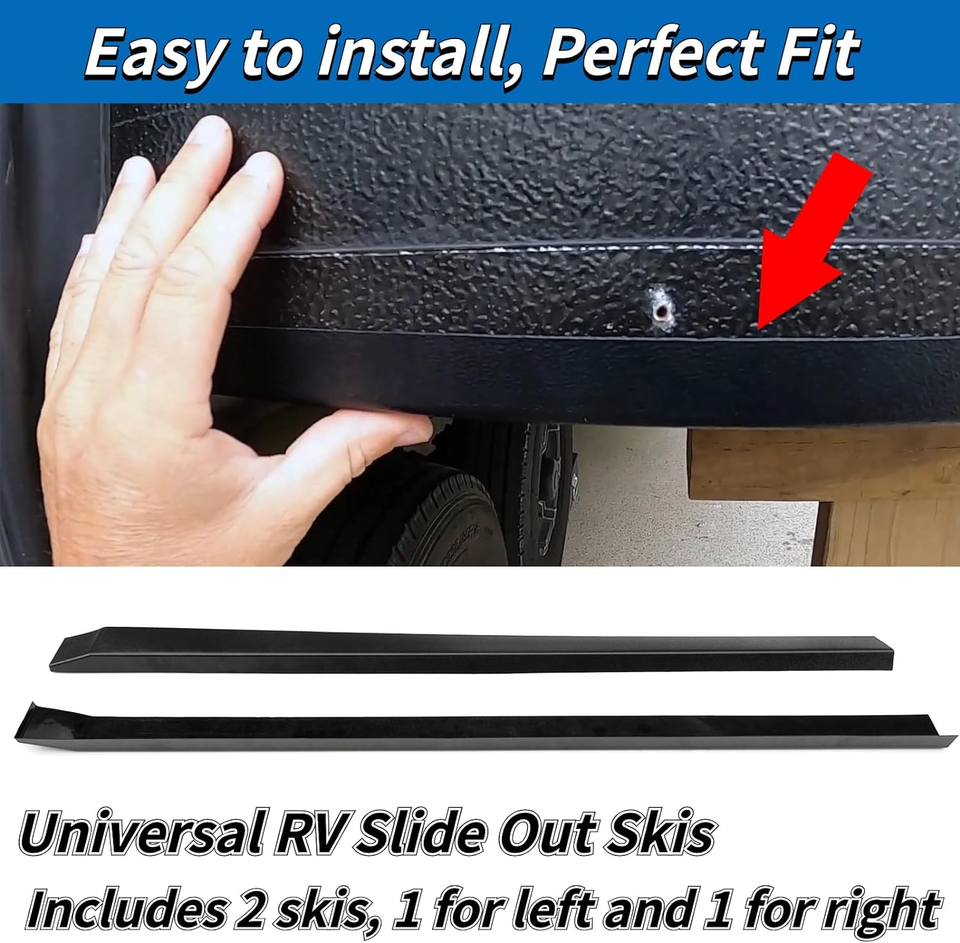 2024 Upgraded RV Slide Out Ski Set, RV Floor Saver Corner Edge ...