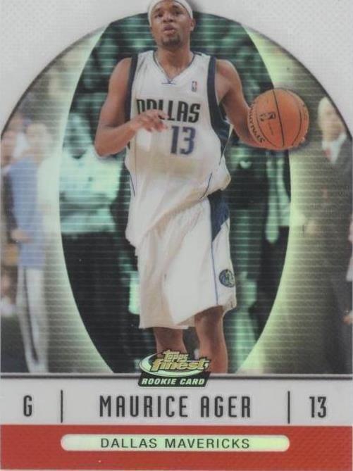 2006-07 Topps Finest - Rookie Maurice Ager #95 Refractor (RC) for sale ...