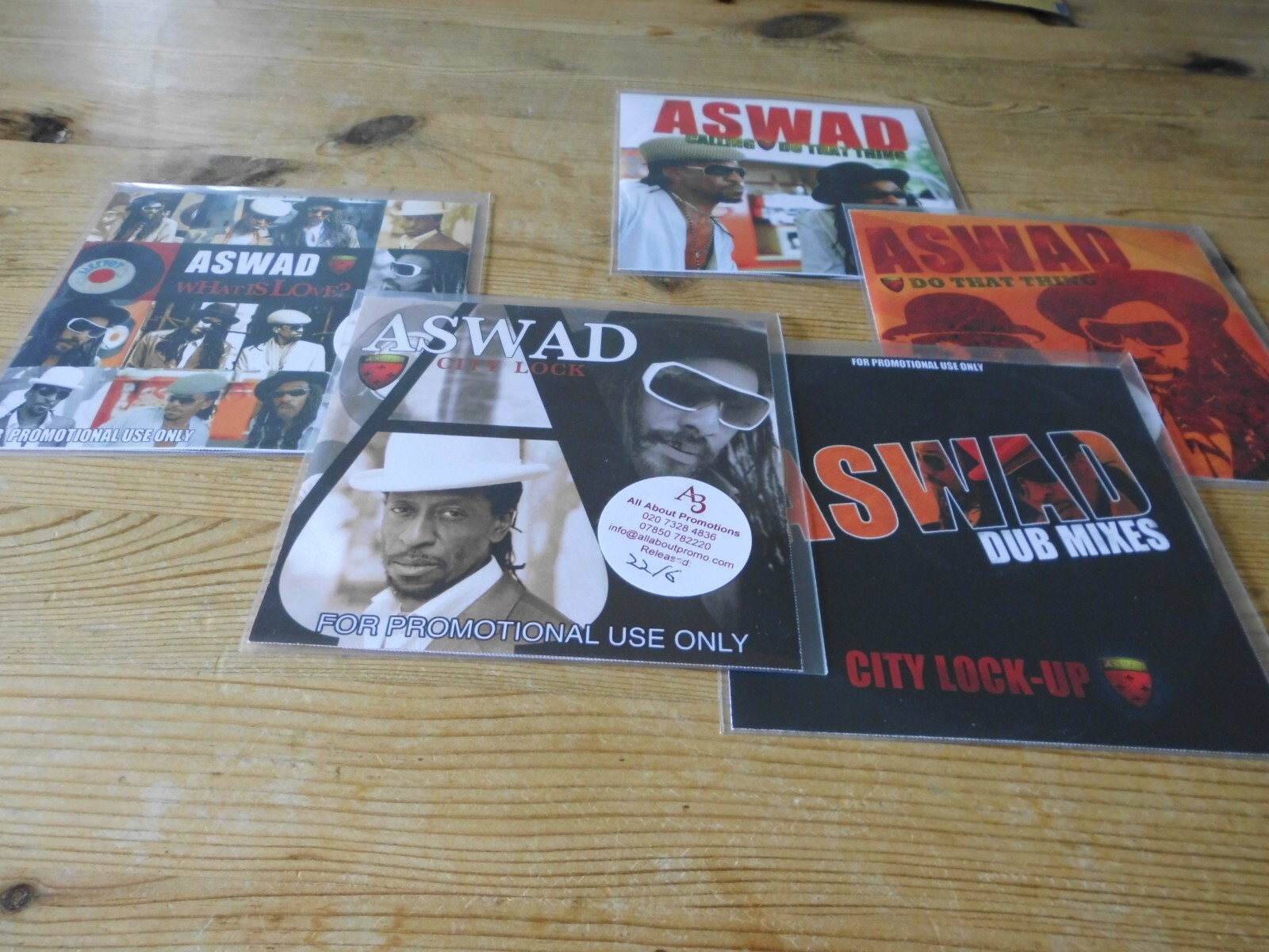 Aswad cd collection City Lock Promo CD Album plus 4 other promo cd ...