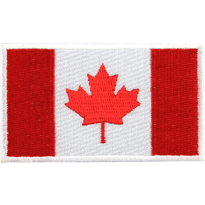 Canada Embroidered Country National Flag Iron On Emblem Patch Canadian ...