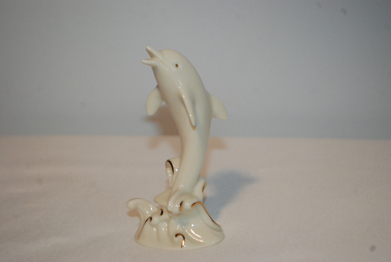 Lenox Dolphin Playing In Water Trimmed In Gold | eBay