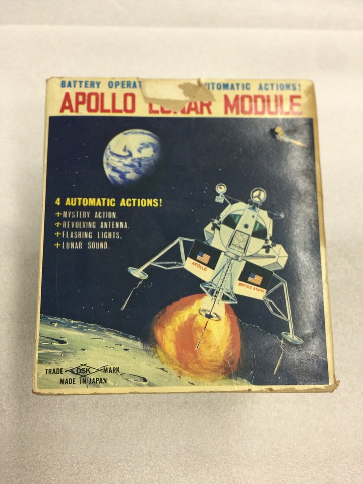 Vintage working DSK Apollo LM Lunar Module Toy | eBay