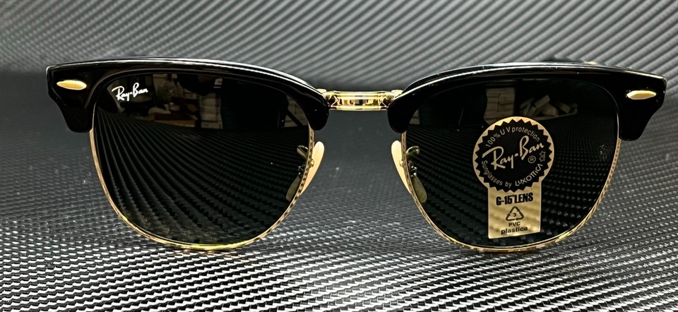 RAY BAN RB2176 901 Black Green G-15 Folding Men's 51 mm Sunglasses ...