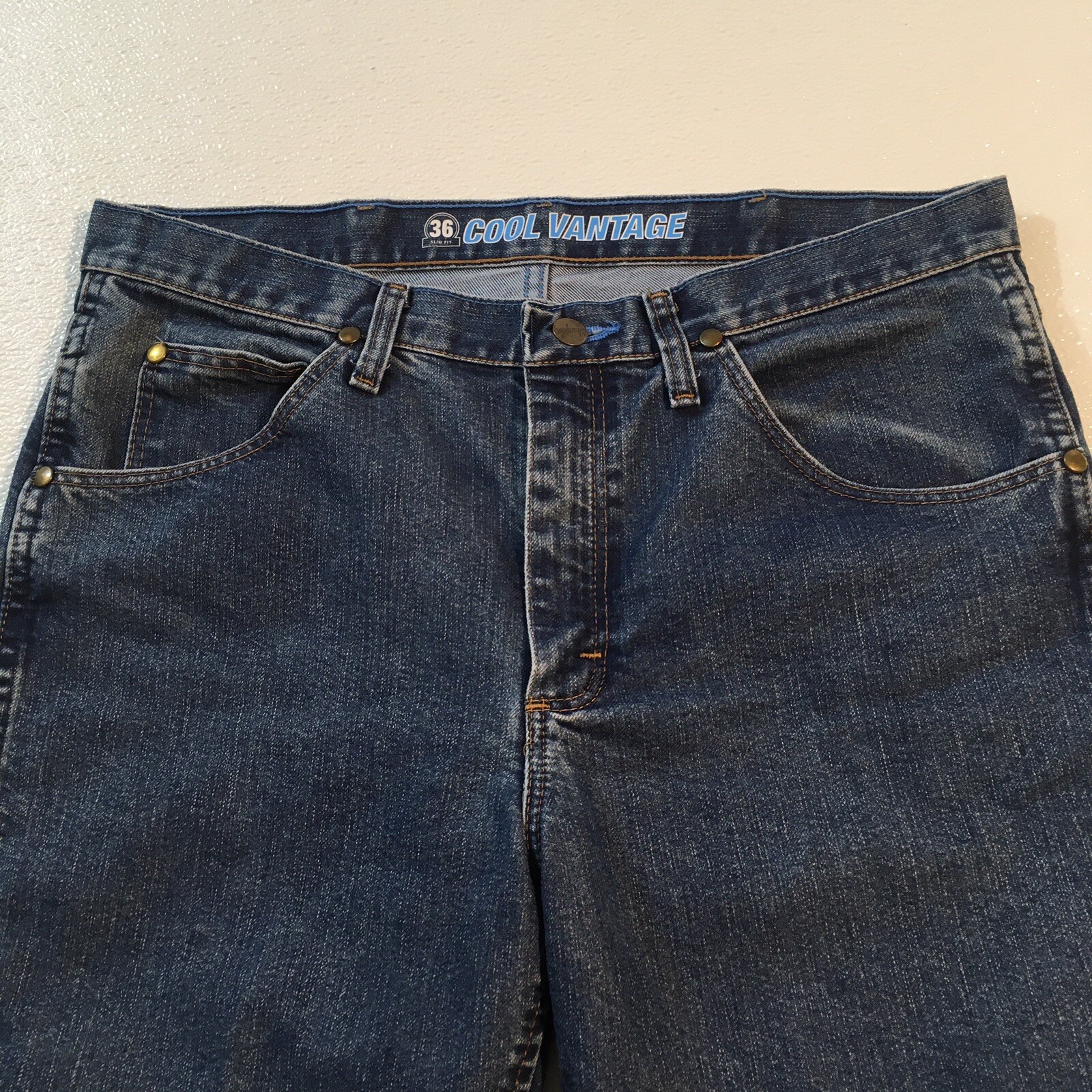 34 x 30 Wrangler Cool Vantage Slim Fit Men's Jeans ~ … - Gem