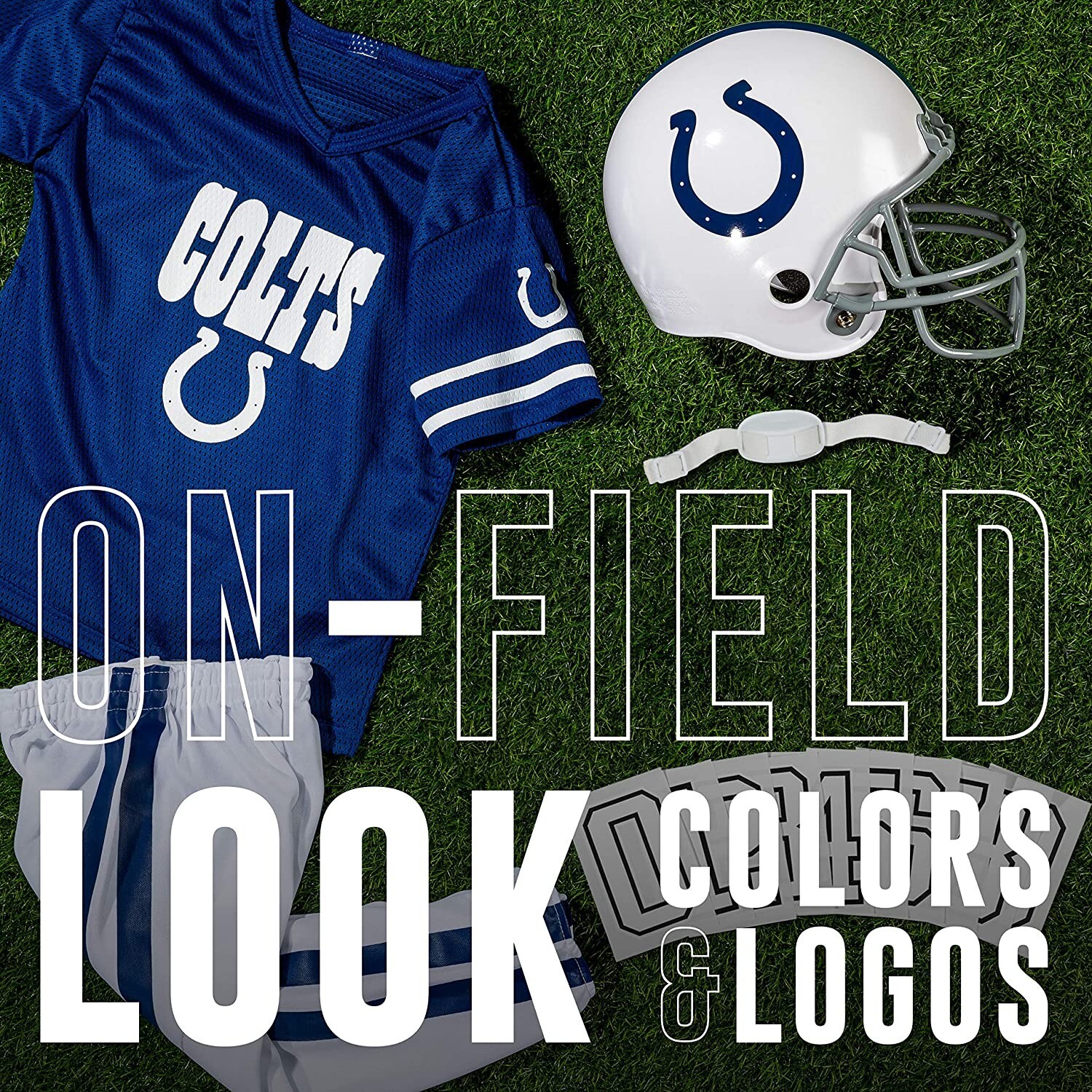 Indianapolis Colts Kids NFL 5pc Deluxe Football Uniform Set, Small | eBay