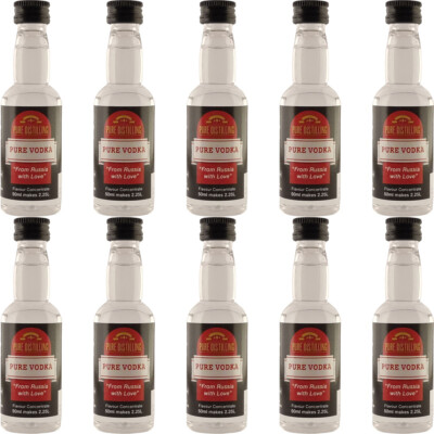 10 x Pure Distilling Pure Vodka Essence 50ml Home Brew | eBay Australia