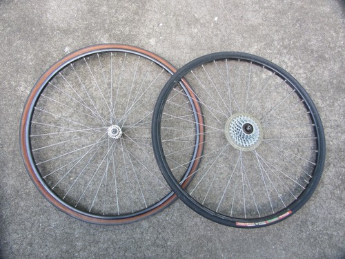 MATRIX Road Bike Clincher 700c Wheelset Rims Hubs w/ 6 Speed | eBay