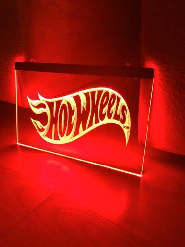 HOT WHEELS LED NEON LIGHT SIGN 8x12 | eBay