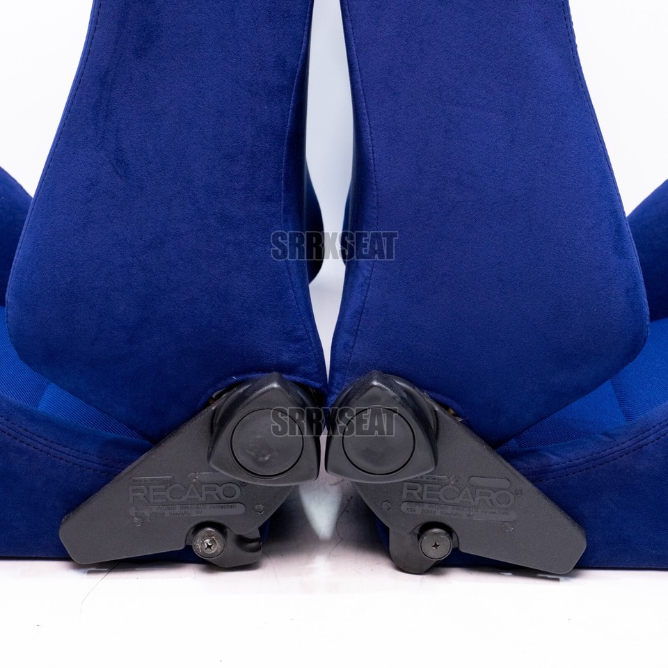 Recaro SR4 Integra DC5 Blue Faux Leather Seat Trim | Right | Integrated ...