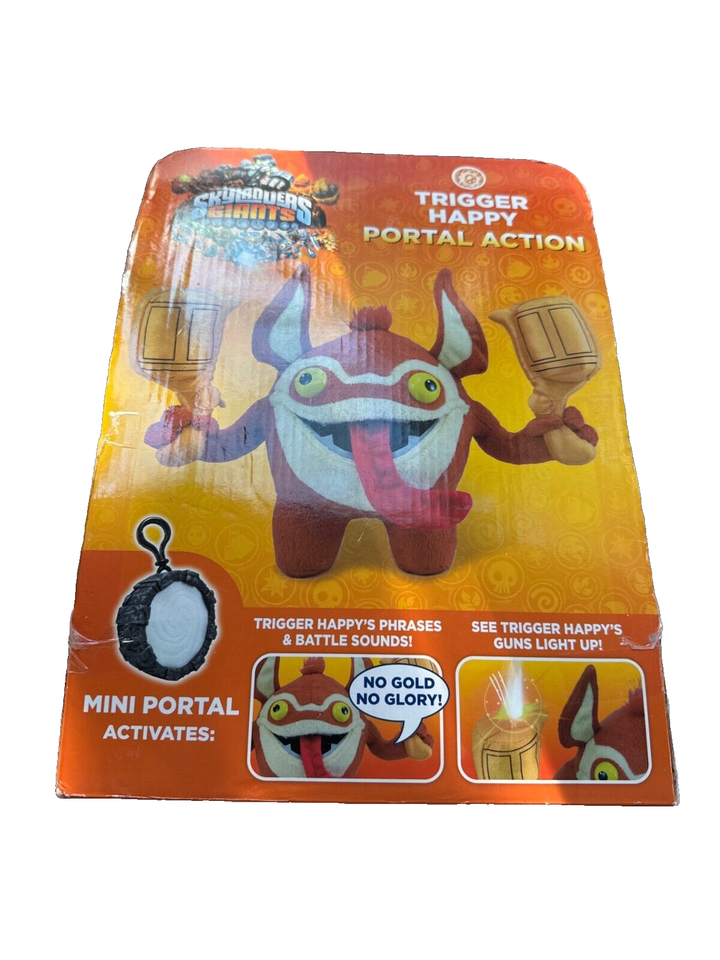 Skylanders Giants Trigger Happy Portal Action Light & Sounds 10" Plush ...