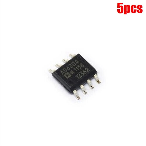 5Pcs SOP-8 AD620 AD620ARZ Chip Instrumentation Amplifier Ic New lh ...