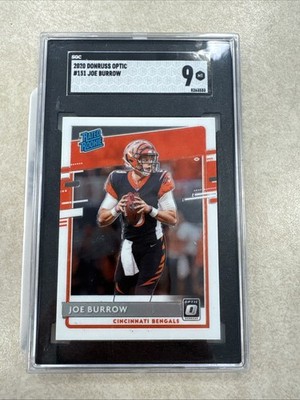 2020 Panini Donruss Rated Rookie Joe Burrow #151 (RC) Cincinnati ...