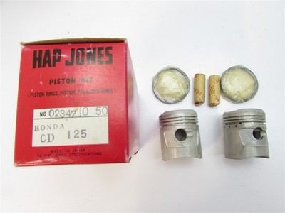 Piston Rings Engine Top Kit Honda CD125A CD125 .50mm o/s Oversize Made ...