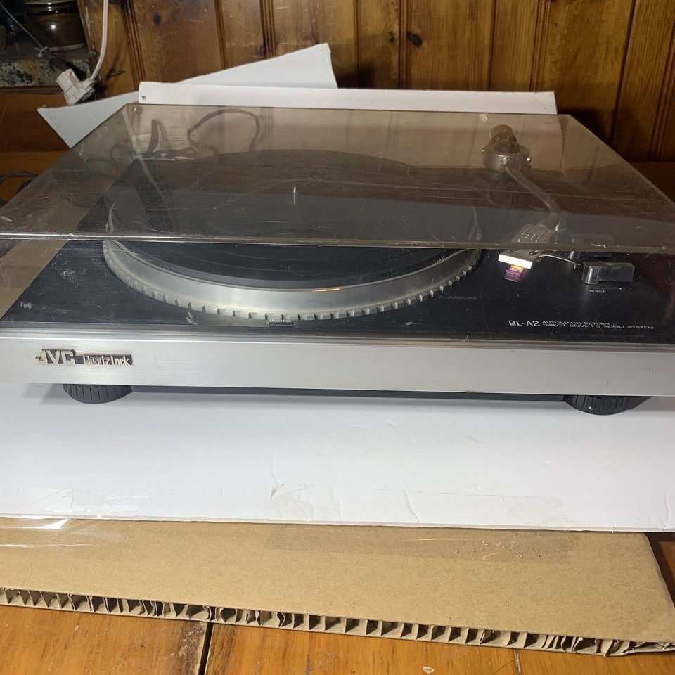 JVC QL-A2 Automatic Return Direct Drive Turntable Quartz Lock READ ...