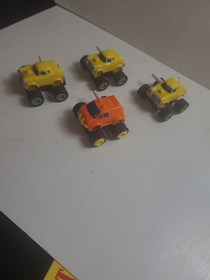 Vintage McDonalds Happy Meal Toys ~ Wind Up 4x4 Mighty Mini Trucks 1991 ...
