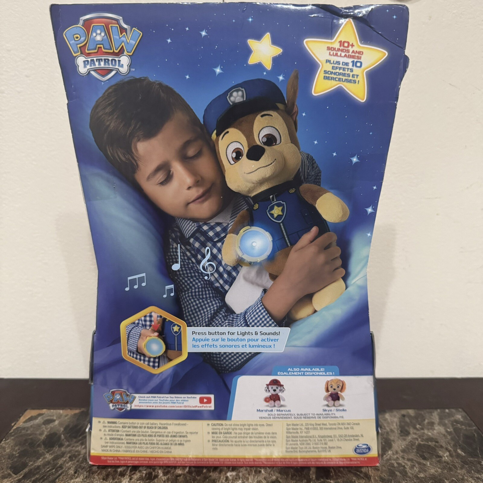 Spin Master 2019 Paw Patrol Snuggle Up Pup Chase Doll Plush Toy New | eBay