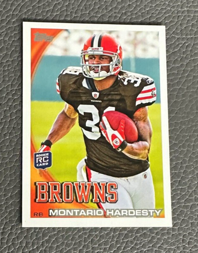 Montario Hardesty 2010 Topps Rookie #132 RC Cleveland Browns | eBay