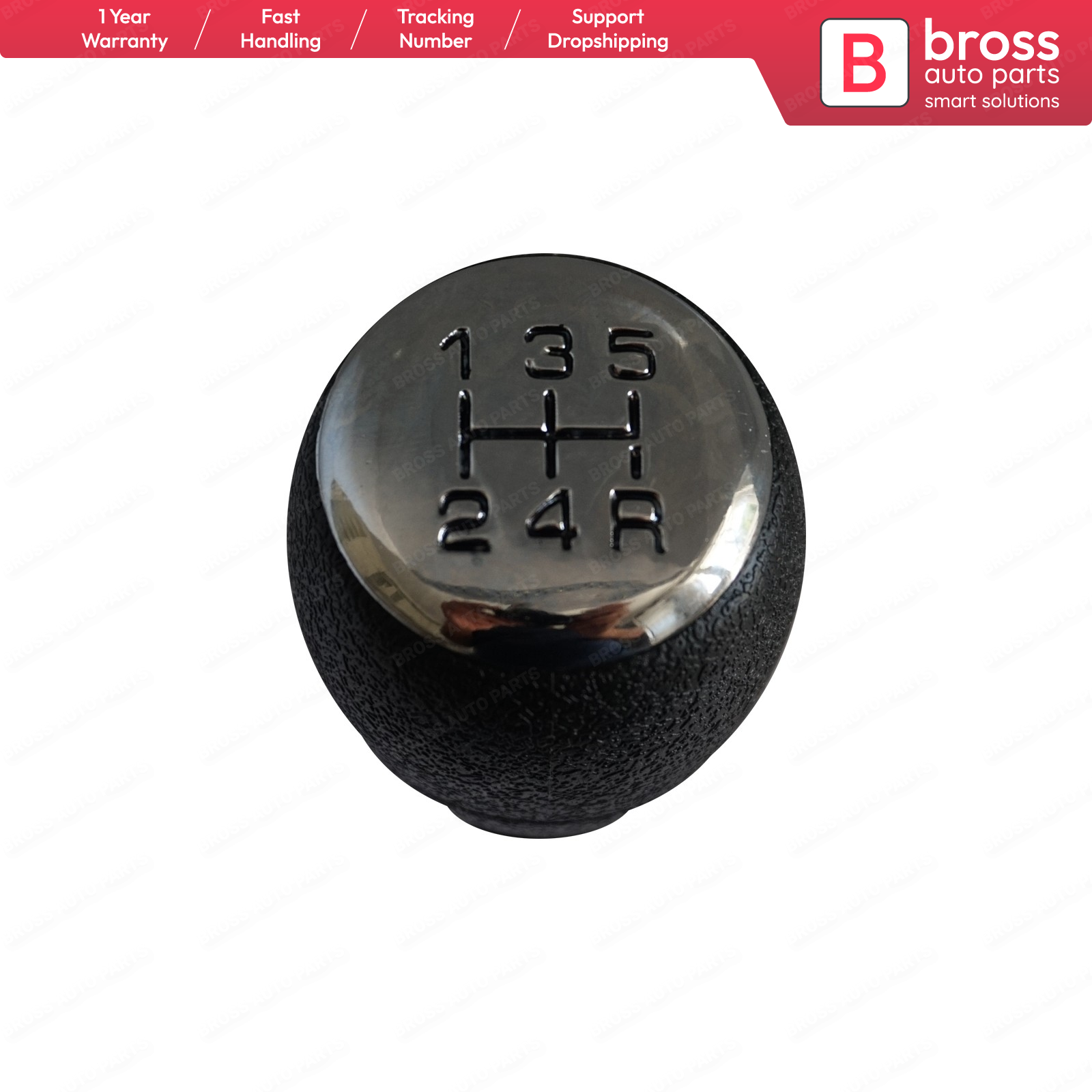 5 Speed Gear Shift Stick Knob 2403T9 Chrome For Peugeot Partner Citroen ...