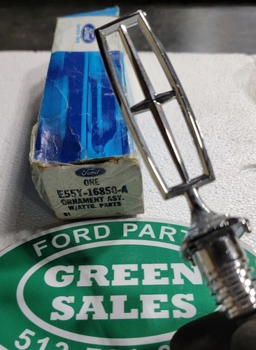 Lincoln Continental Mark VII Hood Ornament Emblem 1984-1987 Chrome ...