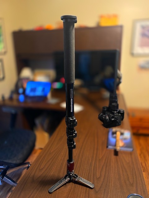 Manfrotto 561BHDV-1 Monopod for sale online | eBay