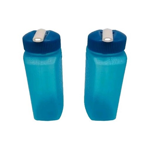 Rubbermaid Litterless Juice Box w/Straw Blue Lid BPA Free 8.5 oz Lot of ...