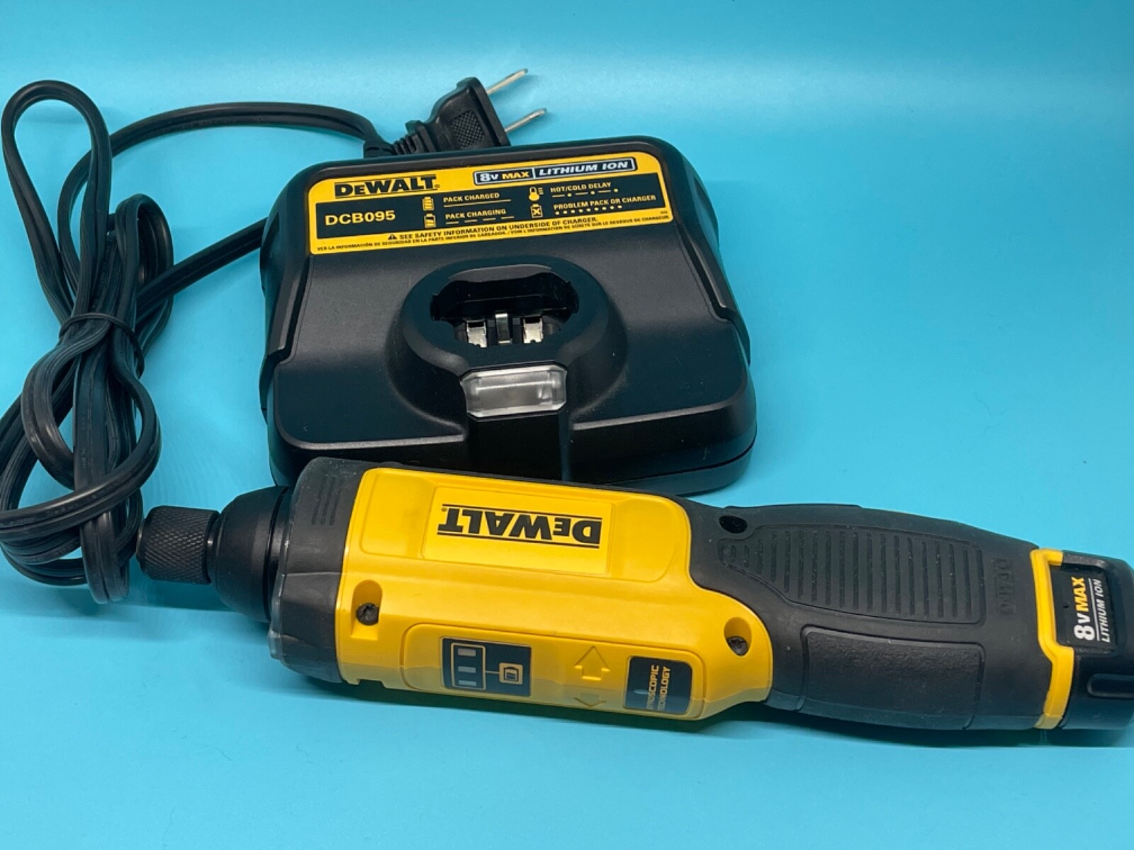 DEWALT DCF682 8V Max Gyroscopic Inline Screwdriver (used twice ...