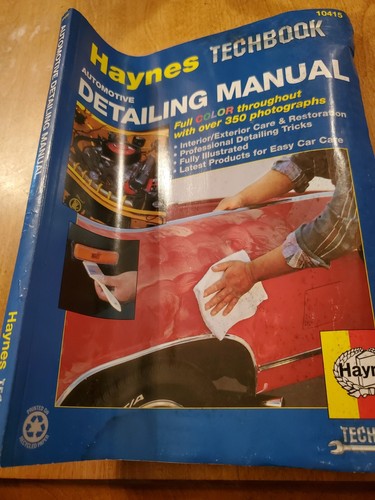Haynes Techbook Automotive Detailing 1994 Illustrated | eBay