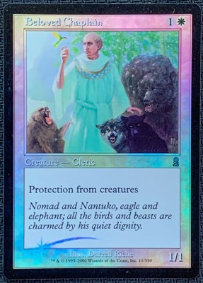 Foil Beloved Chaplain - Odyssey (ODY) - MTG - LP | eBay
