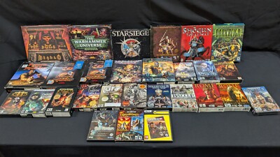 PC Computer Vintage Games Big Lot of 28 boxes. Mix of Genres and styles ...