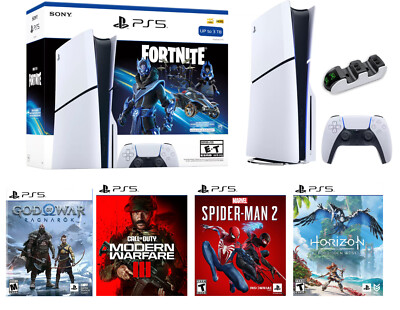 2025 Sony PlayStation 5 Disc Edition Enhanced To 5TB PS5 Console ...