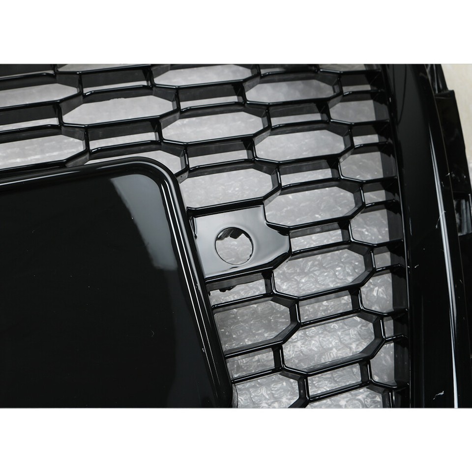 For 2017-2018 Audi A4/S4 B9 RS4 Style Honeycomb Mesh Hex Grille Black W ...