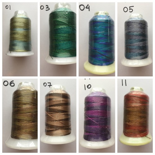 WonderFil ACCENT™ Variegated Thread, 2-ply Rayon, 12wt 400M Spools ...