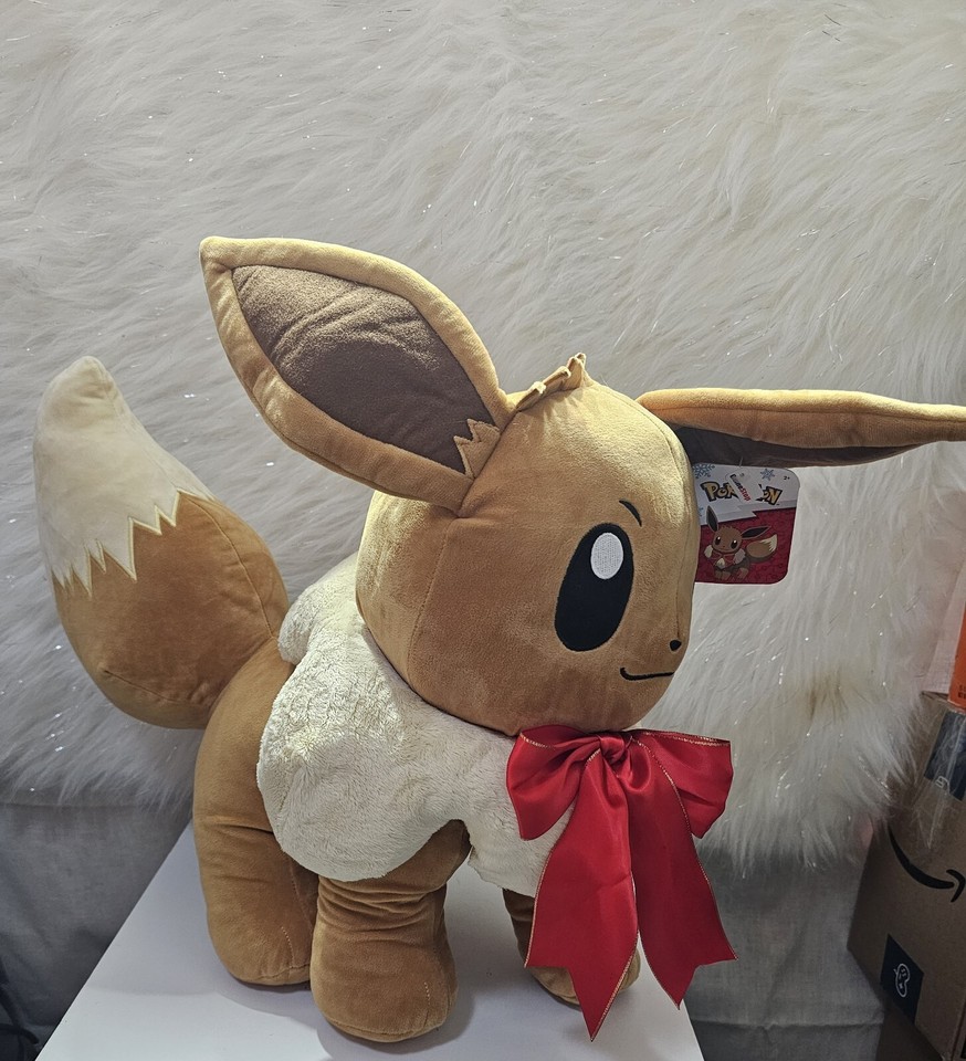 Pokemon Eevee 24" Plush Toy GameStop Exclusive Pokemon Plush Toy Stuff ...