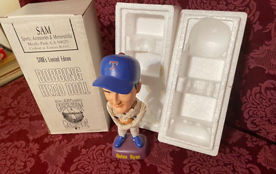 Nolan Ryan Sam's Limited Edition " Cooperstown Collection " BobbleHead ...