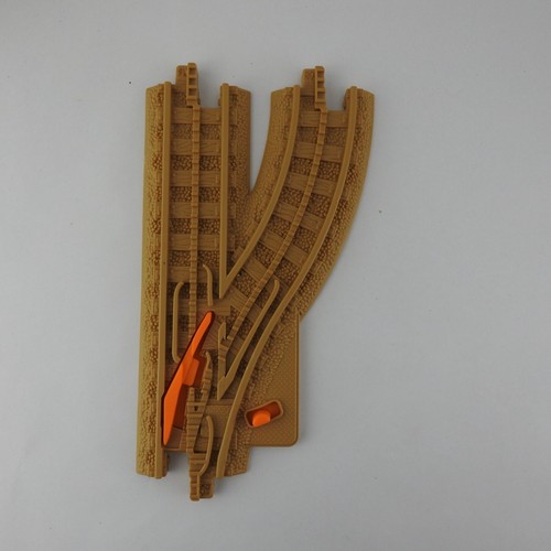 Fisher Price Geotrax Geo Trax Train Track Tan Brown Curve Split ...