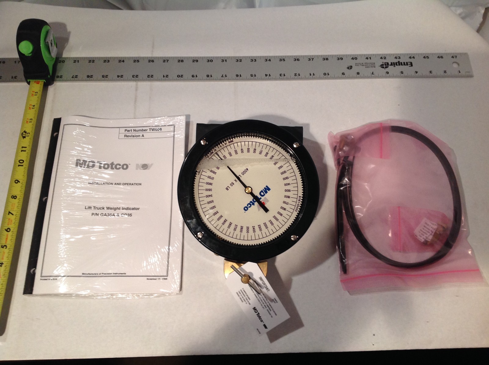 GA35M1J MARTIN DECKER MD Totco GA35M-1J 4000 K Lift Truck Weight ...