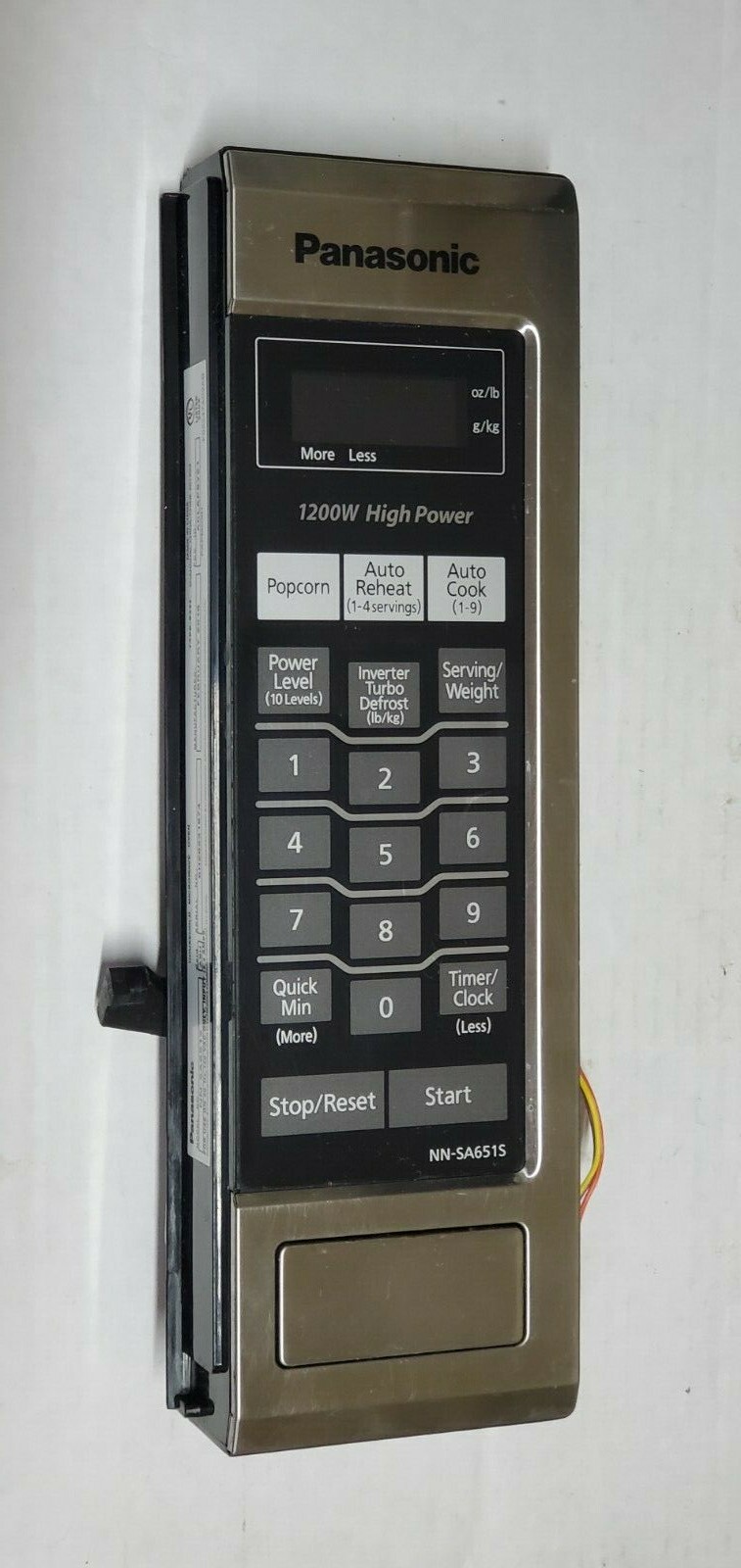 PANASONIC CONTROL PANEL W/MAIN BOARD F603L-9Y1AB FOR MICROWAVE NN ...