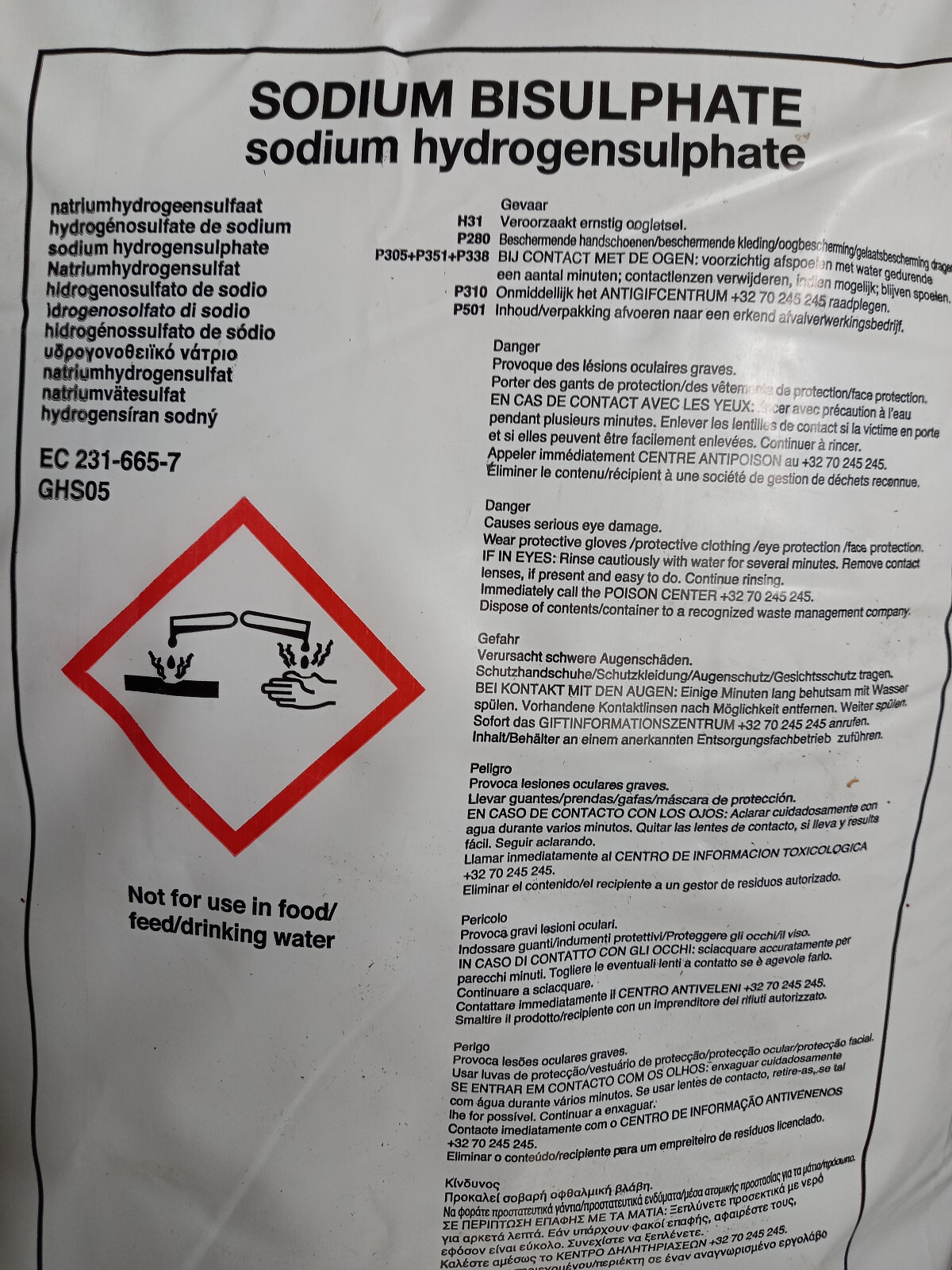 pH Senker 25 Kg Sack GRANULAT, pH Minus für Pool und Whirlpool RegulierungTOP | eBay