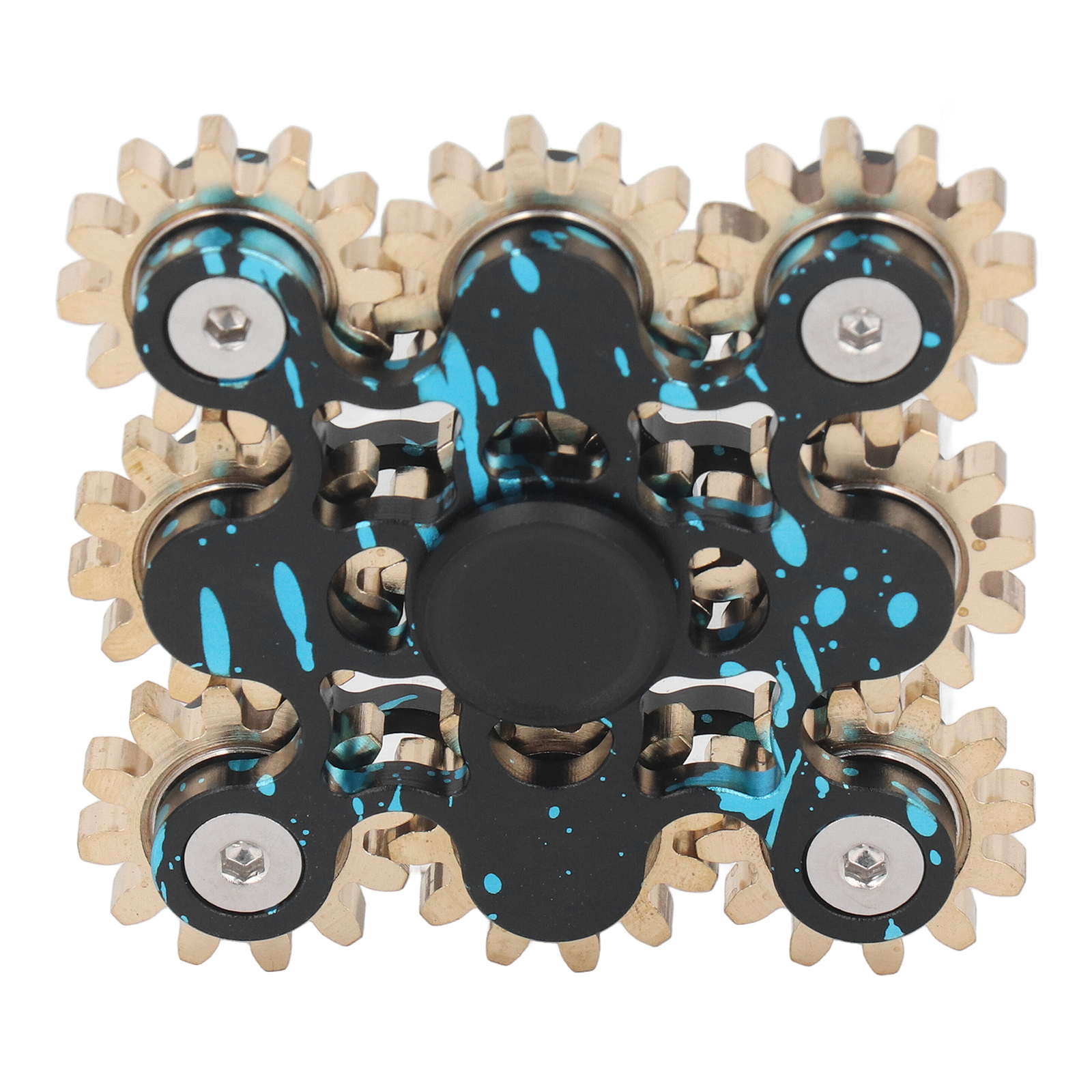 Fidget Gear Toy Portable Multi Purpose Decompression Hand Gear Toy For ...