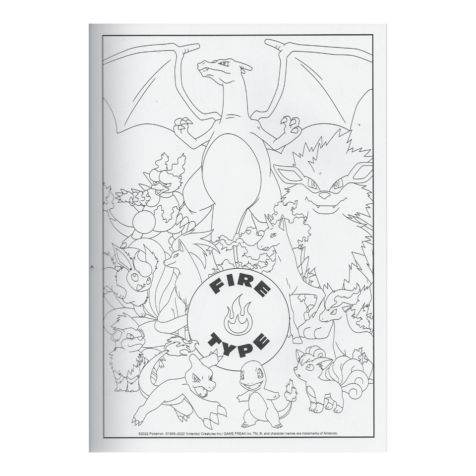 Pokémon Advanced Coloring Book - 40 pages | eBay