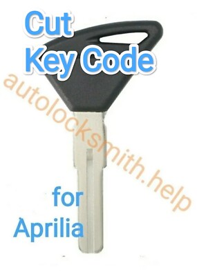 Aprilia motorcycle keys cut to code, key codes | eBay UK