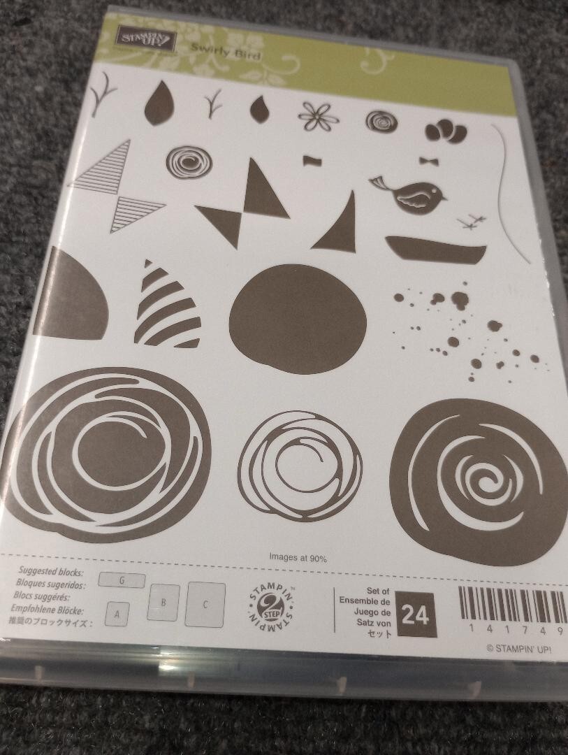 Stampin up Swirly Bird Clear Stamp Set 24 STAMPS Ships in 1 Day for ...