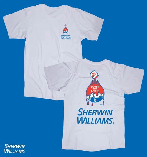 SALE - Sherwin Williams white t-shirt painting Funny Gift for Friend ...